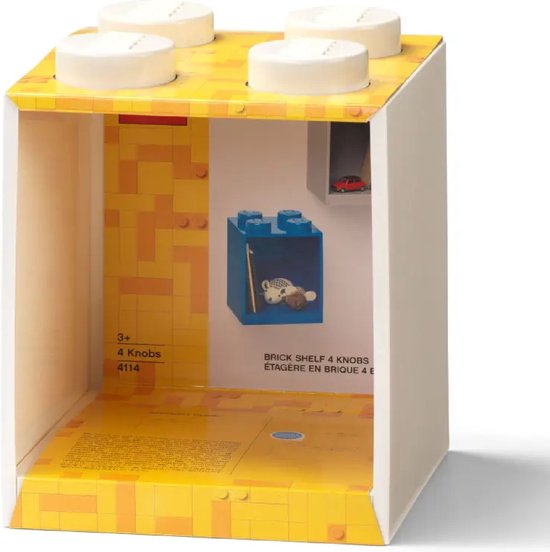 LEGO witte plank met 4 noppen - 21 x 15x 15 cm - 400 gram - eenvoudig ...
