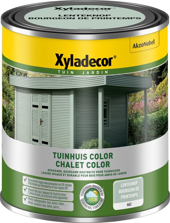 Xyladecor - Tuinhuis Color - Lente knop - 1 L | bol