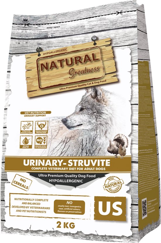 Natural Greatness Veterinary Diet Dog Urinary Struvite Complete Adult | bol