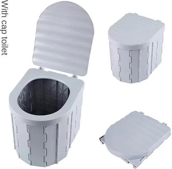 Collox Opvouwbaar toilet - Mobiel toilet - Reis toilet - Voor Reizen ...