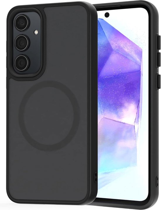 Hoesje geschikt voor Samsung Galaxy A55 / A35 - Geschikt voor Magsafe - Shock Proof... | bol