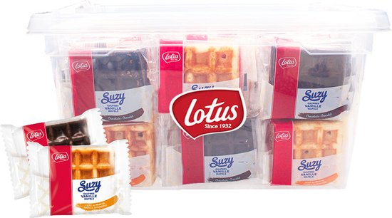 Lotus Suzy vanillewafel MEGA MIX - vanille & chocolade - Lotus ...