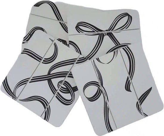 Rivièra Maison Ribbon Coasters (set van 4) | bol