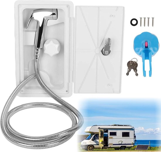 Buitendouche camper met warm/koude schakelaar - ABS UV-bestendig - RV ...