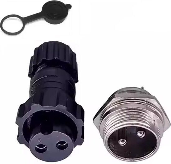 2 polige Stekker set waterbestendig | bol