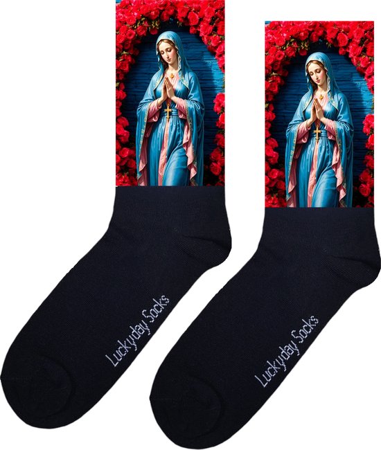Maria - Rozen - Verjaardag cadeau - Grappige sokken - Geloof - God ...