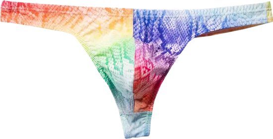 Heren String Multicolor - Elastisch Mannen Tanga - Sexy Ondergoed ...