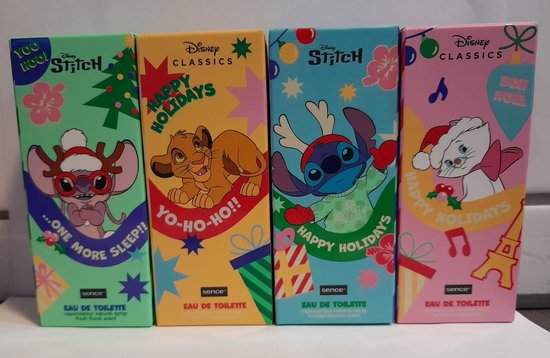 Disney - Stitch & Angel - Lion King - Aristocats - 4x30 ml Parfum Set ...
