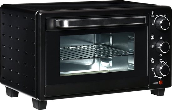 Lexium Mini Oven - Mini Oven Vrijstaand - Mini Oventje - Minioven | bol