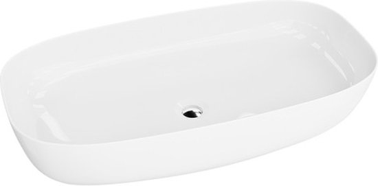 LAVITA® Opzetwastafel KRATOS Rechthoekig Keramische Wastafel voor ...