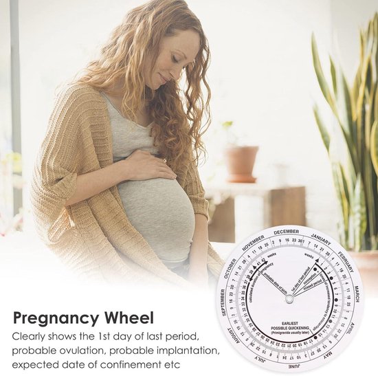 Pregnancy Wheel Pack of 8 - Due Date Calculator for Doctors Midwives ...