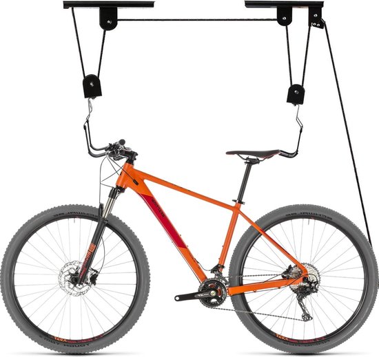 Bicycle Ceiling Lift with Drawstring - Rubber Hook - Cable Brake ...