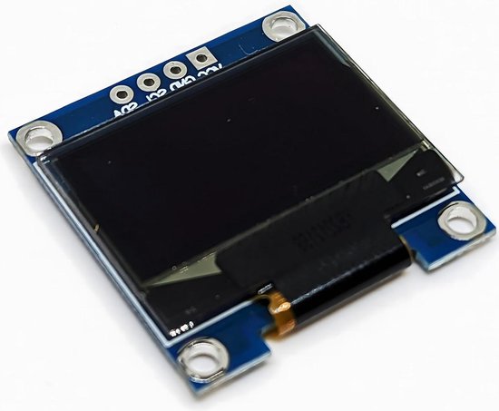 OLED display 0.96 inch LCD module I2C 128 x 64 SH1106 - witte tekens ...