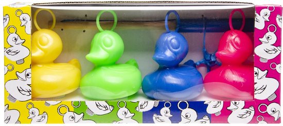 Hengelspel Badeenden - Kermis Spel voor Kinderen - 4 Eendjes met 1 ...