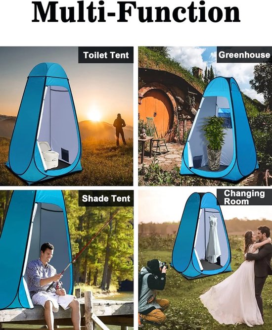 Bramboo - Draagbare stranddouche - Toilet - Verschonen - Tent - Zon ...
