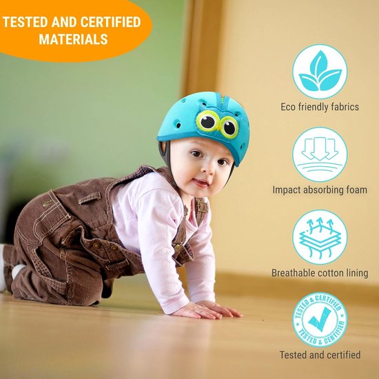 Equivera Babyhelm - Baby Helm - Babyhelm 8 Maanden - Kinderhelm - Helm ...