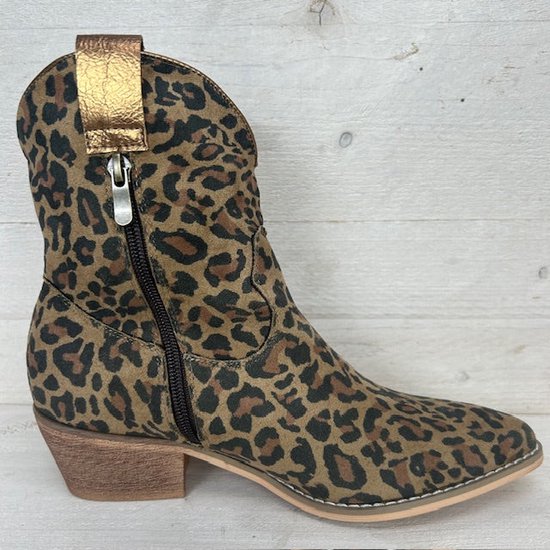 Panter cowboylaarsje met metallic detail Panter / 37 | bol