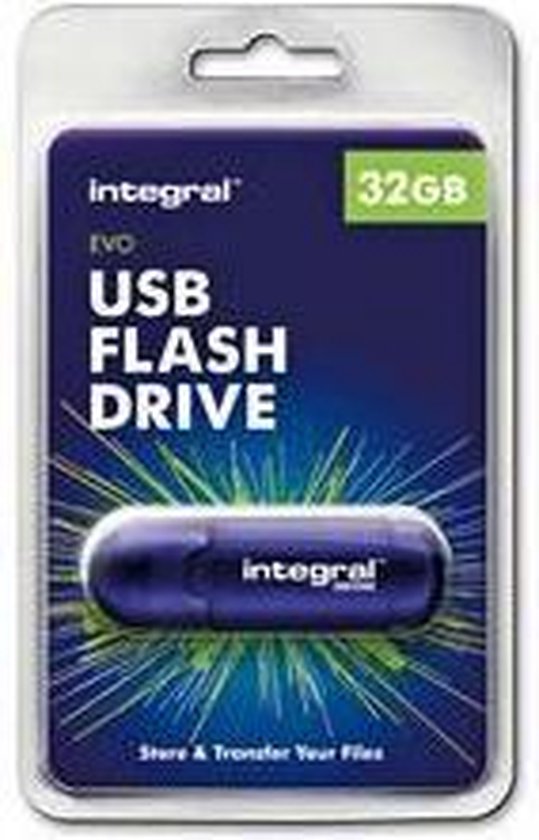 Integral EVO 32GB USB 2.0 Flash Drive Blue | bol.com