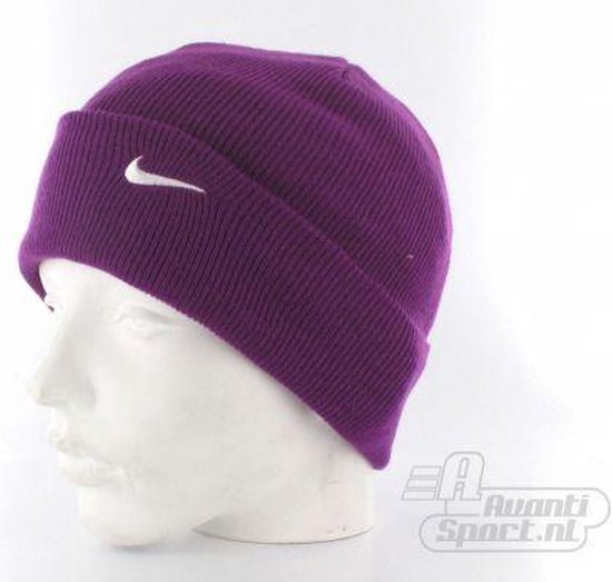 Nike Kids Knit Slouch Cap - Muts - Algemeen - Maat One Size - Paars | bol