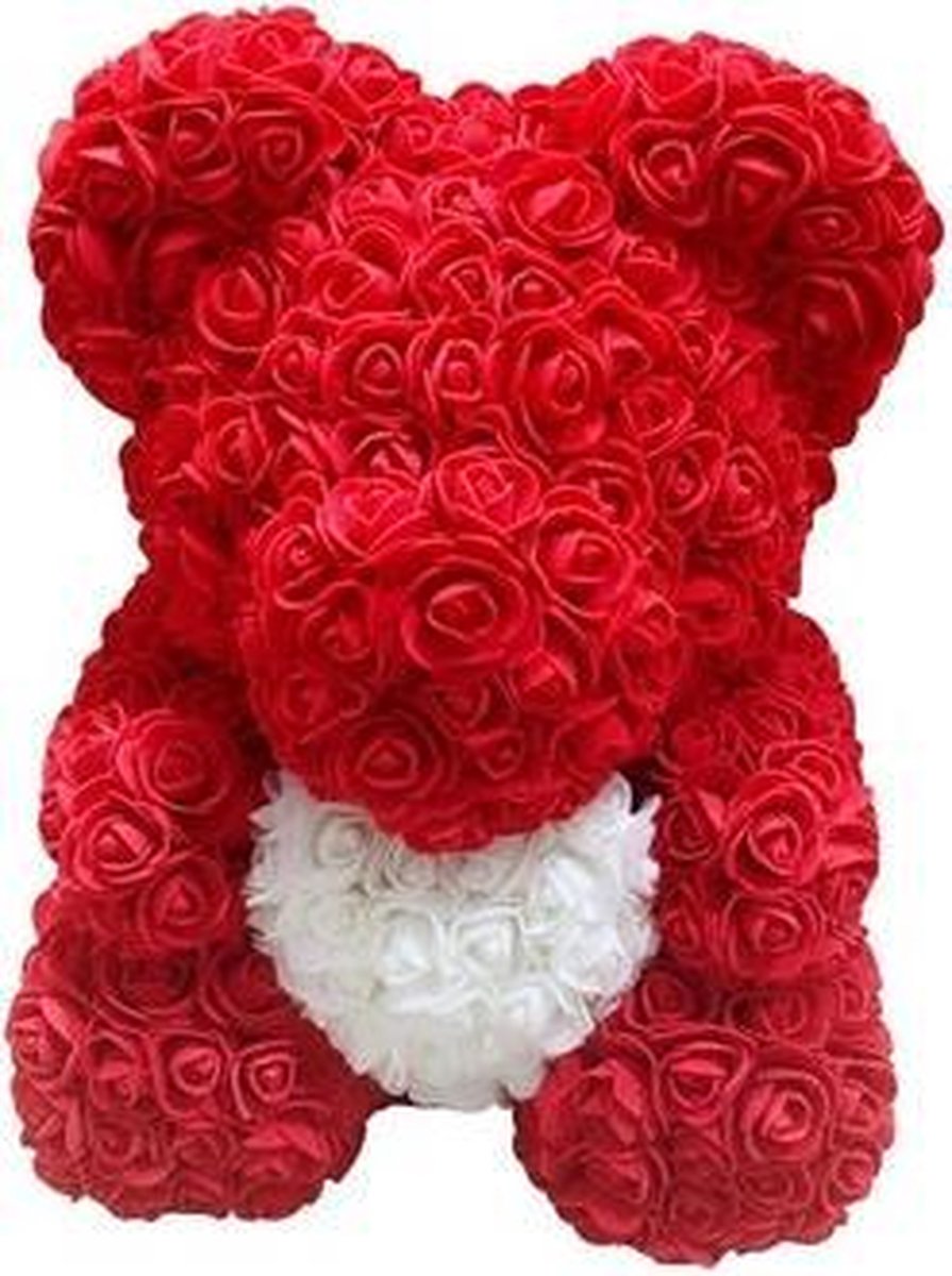 Teddy beer hart - rood - Roosbeer| Rosebear |Teddy Beer - Rozen | Roos ...