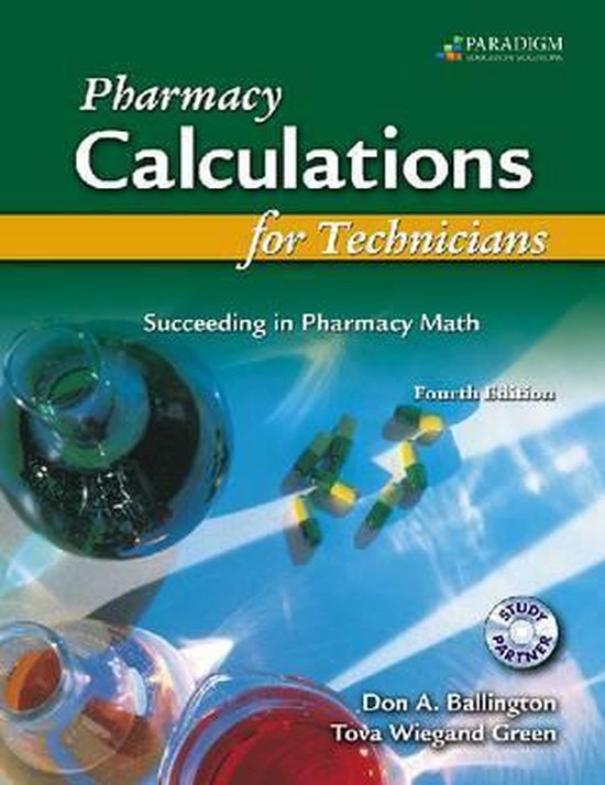 Pharmacy Calculations for Technicians | 9780763834654 | Don A. Ballington | Boeken | bol