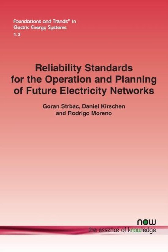 Foundations and Trends® in Electric Energy Systems- Reliability ...