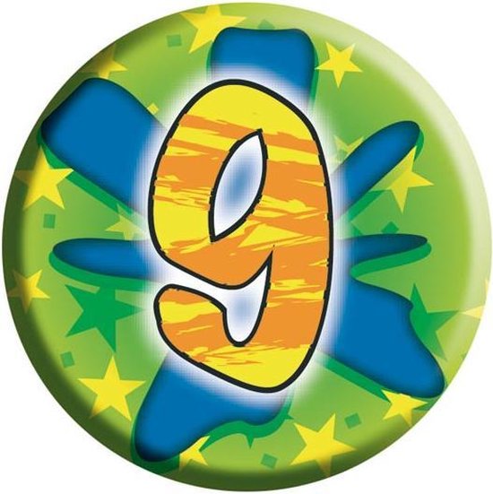 Button 9 Jaar | bol