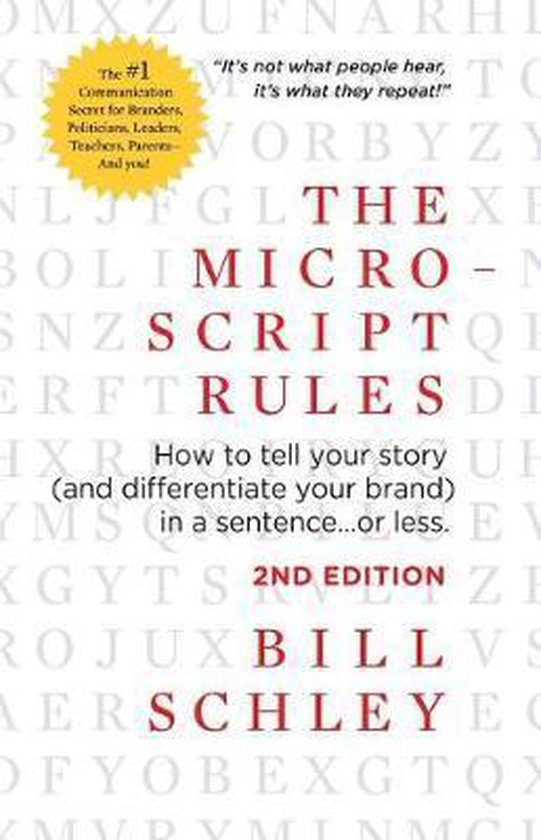 The Micro-Script Rules | 9781732748804 | Bill Schley | Boeken | bol
