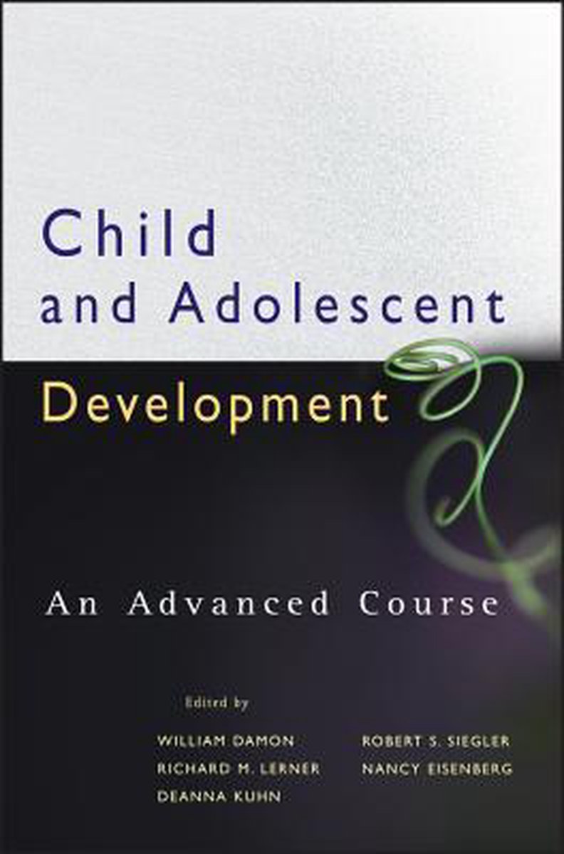 Child and Adolescent Development, William Damon | 9780470176573 ...