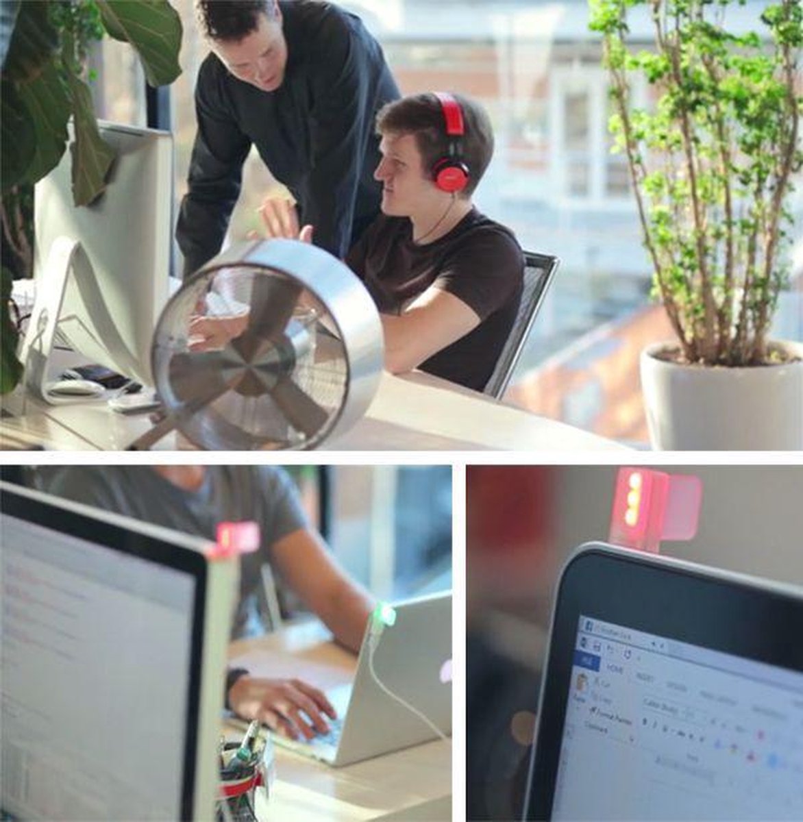 Luxafor Niet-storen-lamp voor laptop, plug and play te gebruiken via ...