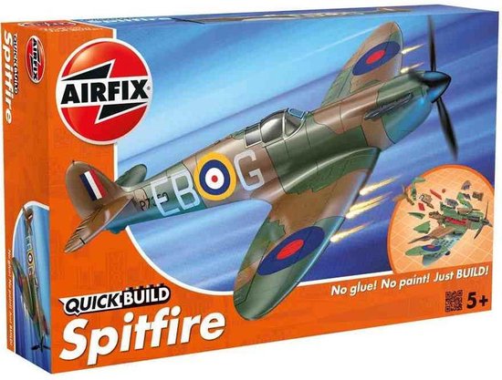 Airfix Quick Build Spitfire - Modelbouwpakket vanaf 5 jaar - Geen lijm ...