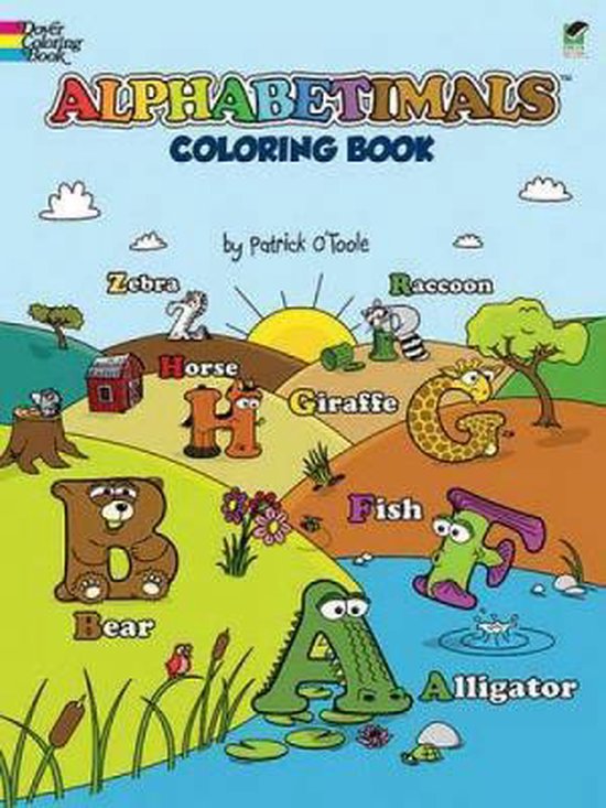 Alphabetimals Coloring Book, Patrick O'Toole | 9780486487007 | Boeken ...