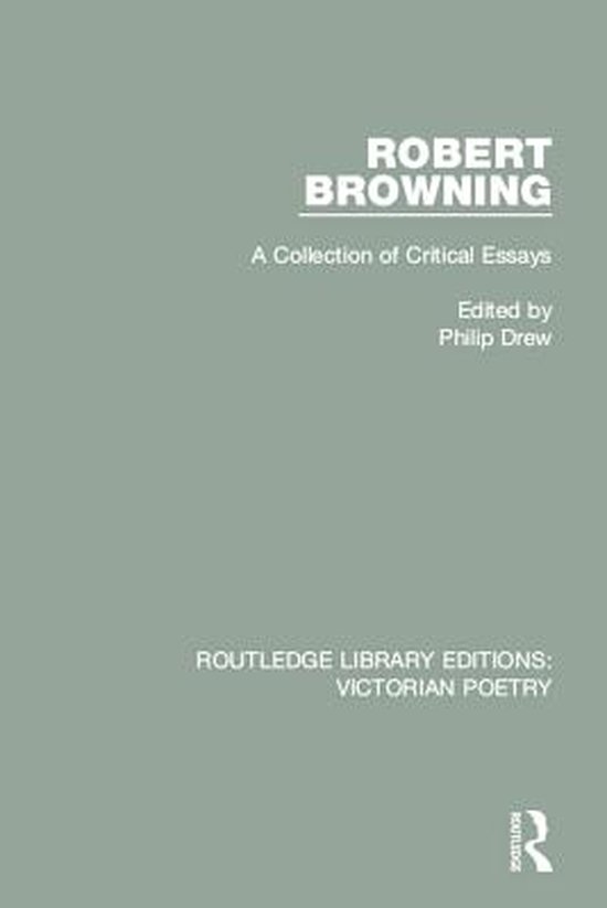Routledge Library Editions: Victorian Poetry - Robert Browning (ebook ...
