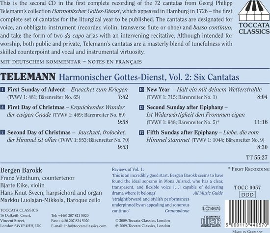 Telemann: Harmonischer Gottes-Diens, G.P. Telemann | CD (album ...