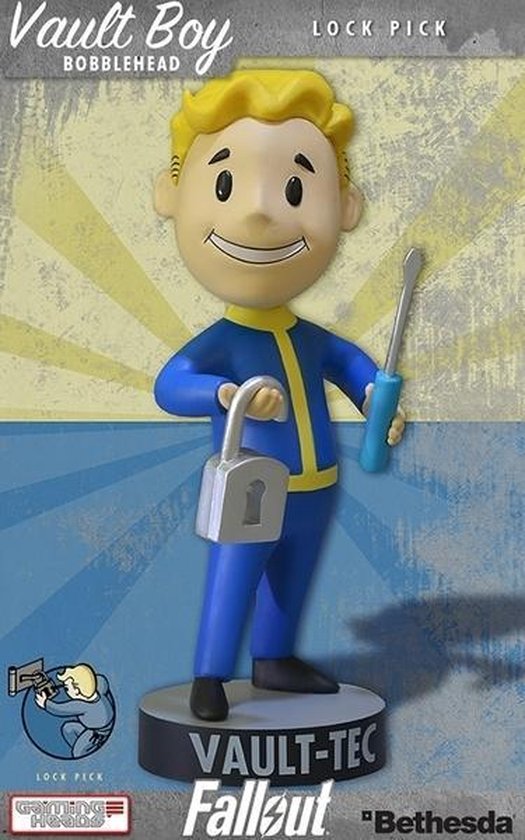 Fallout 4 Vault Boy Bobble Head Series 1 Lock Pick | bol.com