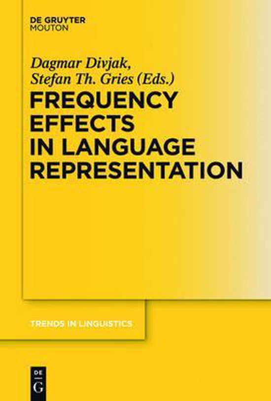 Frequency Effects in Language Representation | 9783110273786 | Boeken ...