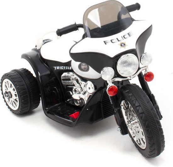 Politiemotor 6V zwart | bol.com