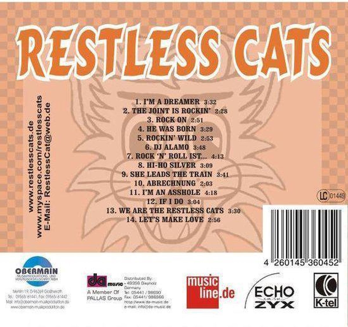Restless Cats - Rock On, Restless Cats | CD (album) | Muziek | bol.com