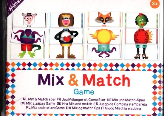Mix & Match game mensen en dieren | Games | bol
