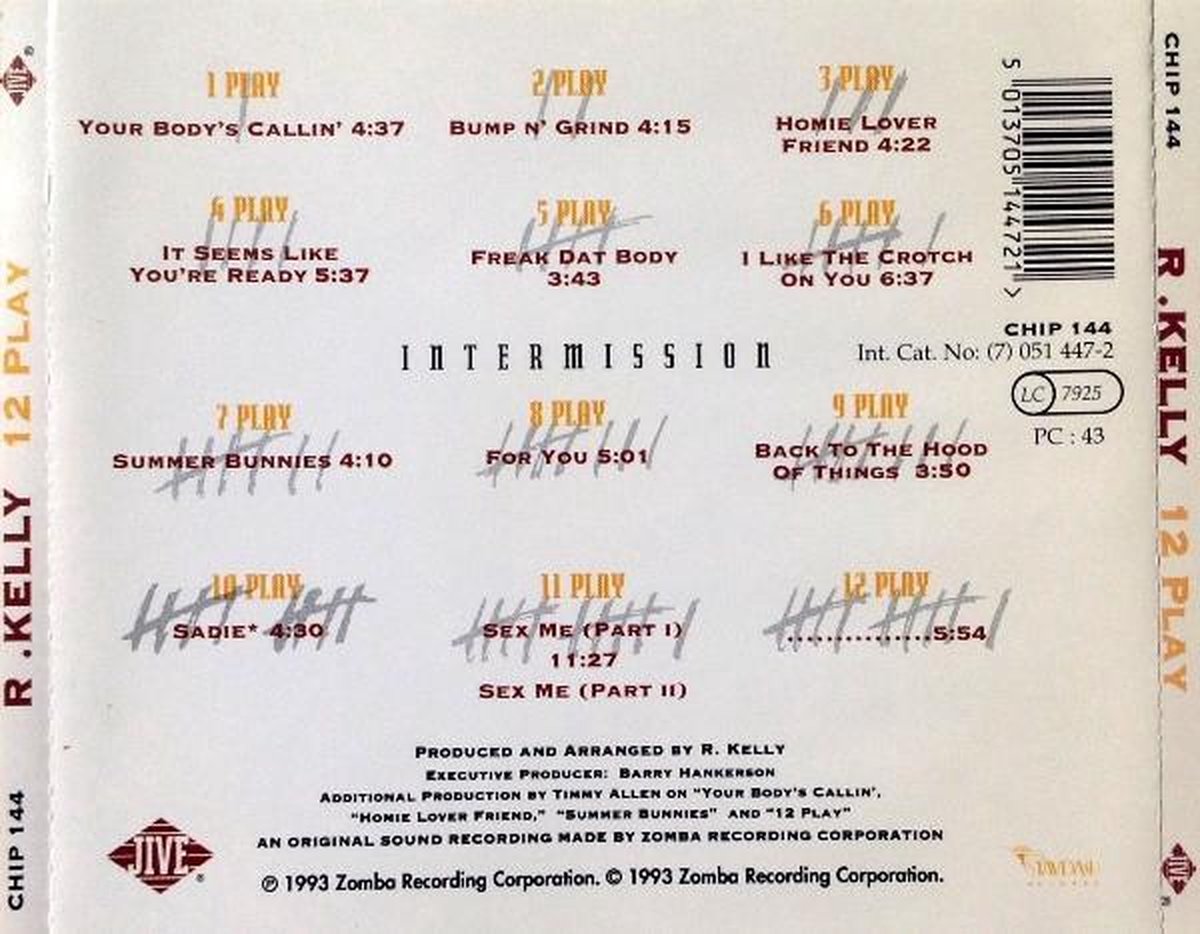 12 play, R. Kelly | CD (album) | Muziek | bol.com