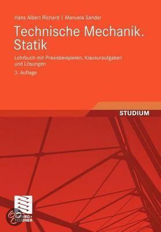 Technische Mechanik. Statik | 9783834810366 | Hans Albert Richard | Boeken | bol