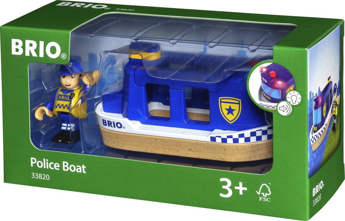 BRIO Politie boot - 33820 | bol.com