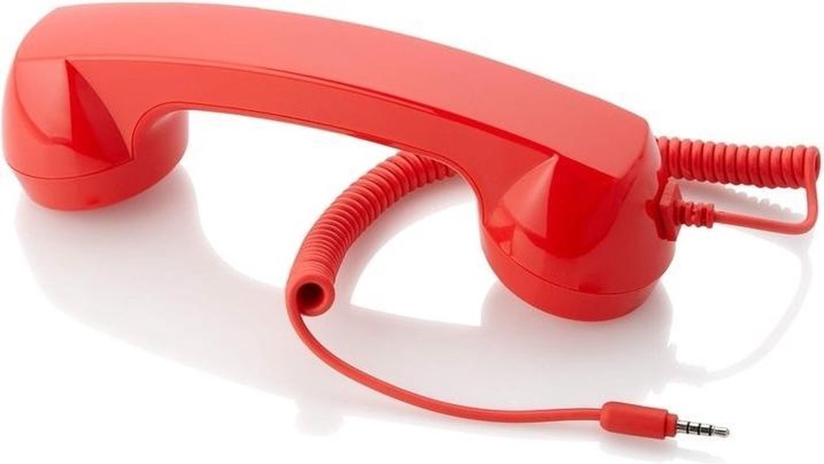 Mobiele telefoonhoorn rood | bol