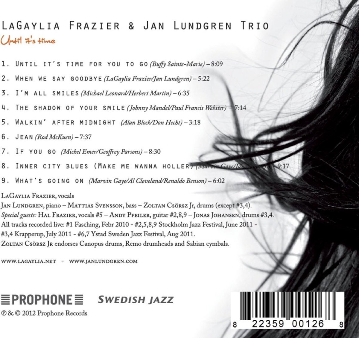Lagaylia Frazier & Jan Trio Lundgren - Lagaylia & Jan Lundgren Trio (CD), Jan Lundgren... | bol.com