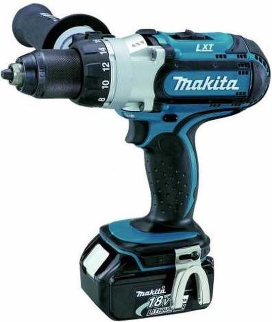 Makita DDF451RTJ 18V Li-Ion accu boor-/schroefmachine set (2x 5.0Ah accu) in Mbox | bol