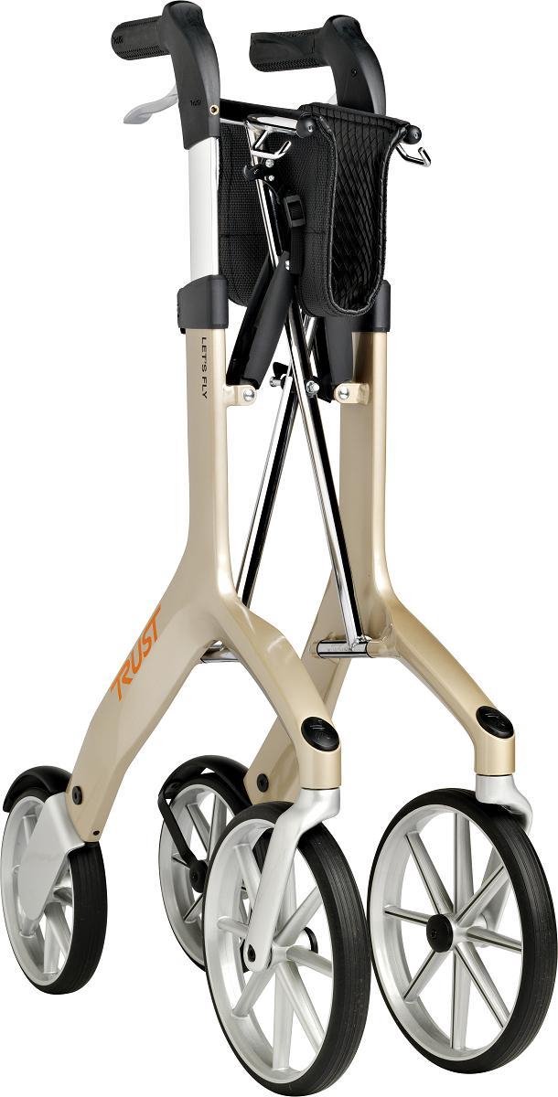 Champagne Trust Care Let's Fly Rollator | bol.com