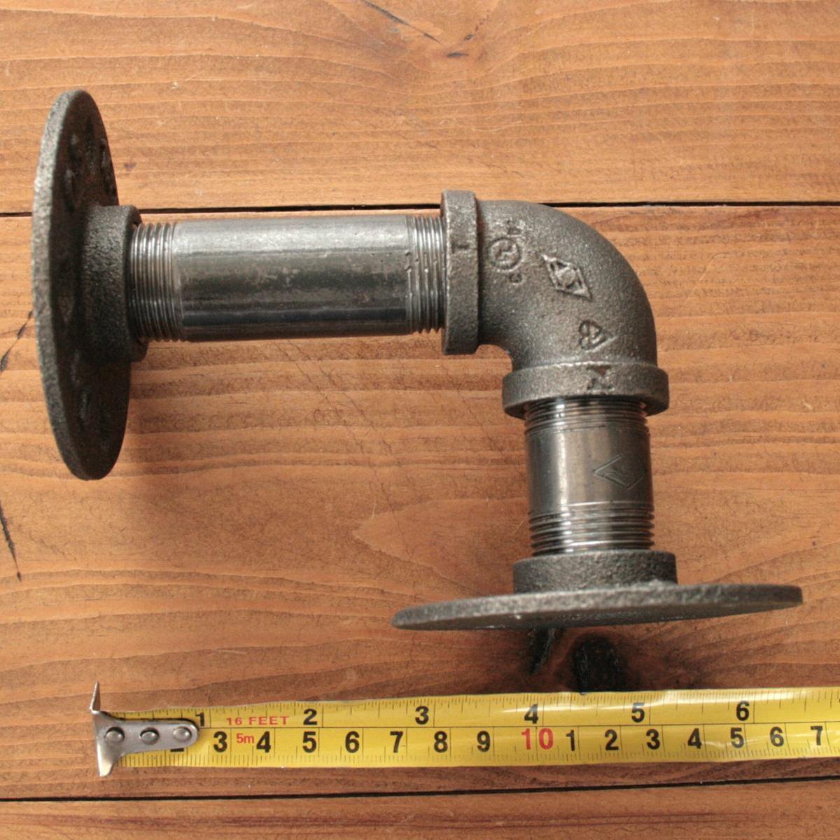 2 stuks 3/4 Inch Iron Inschuifroosters Flens Industriële Pijp Bracket ...