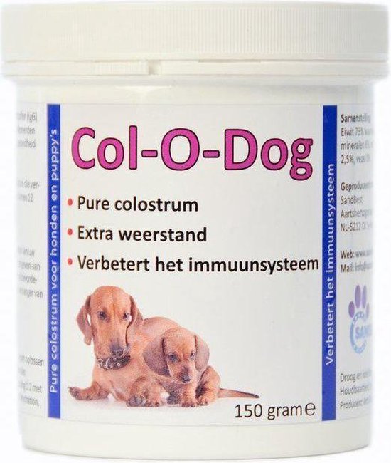 Biestwinkel Col-O-Dog - Voor een goede darmwerking en weerstand - 150 ...