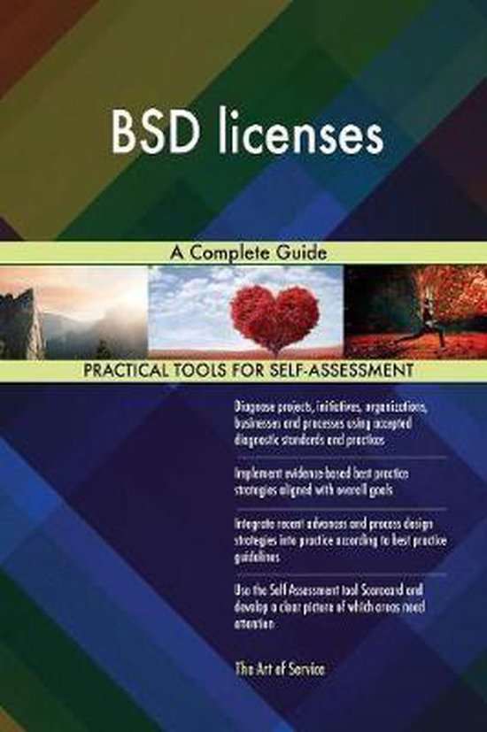 BSD licenses A Complete Guide | 9780655338185 | Gerardus Blokdyk ...