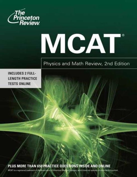 MCAT Physics and Math Review, Princeton Review | 9780804125079 | Boeken ...